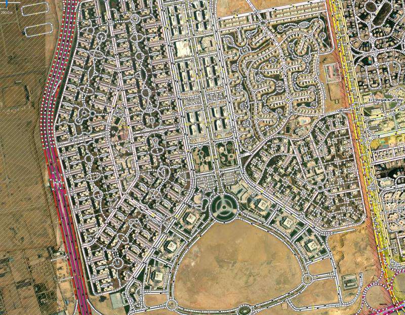 structural plans of the city of Al Hofuf | Spatialnode