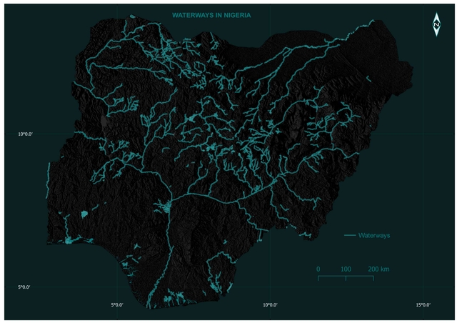 Flood Hazard Map for Baxter River, CA. | Spatialnode