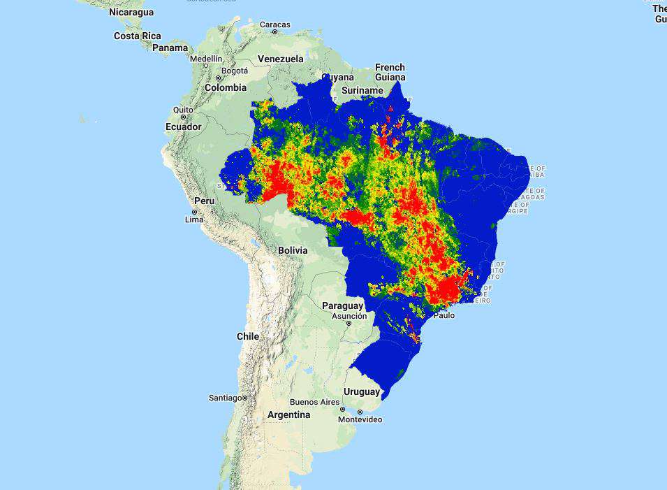 Mapa Hipsométrico | Spatialnode