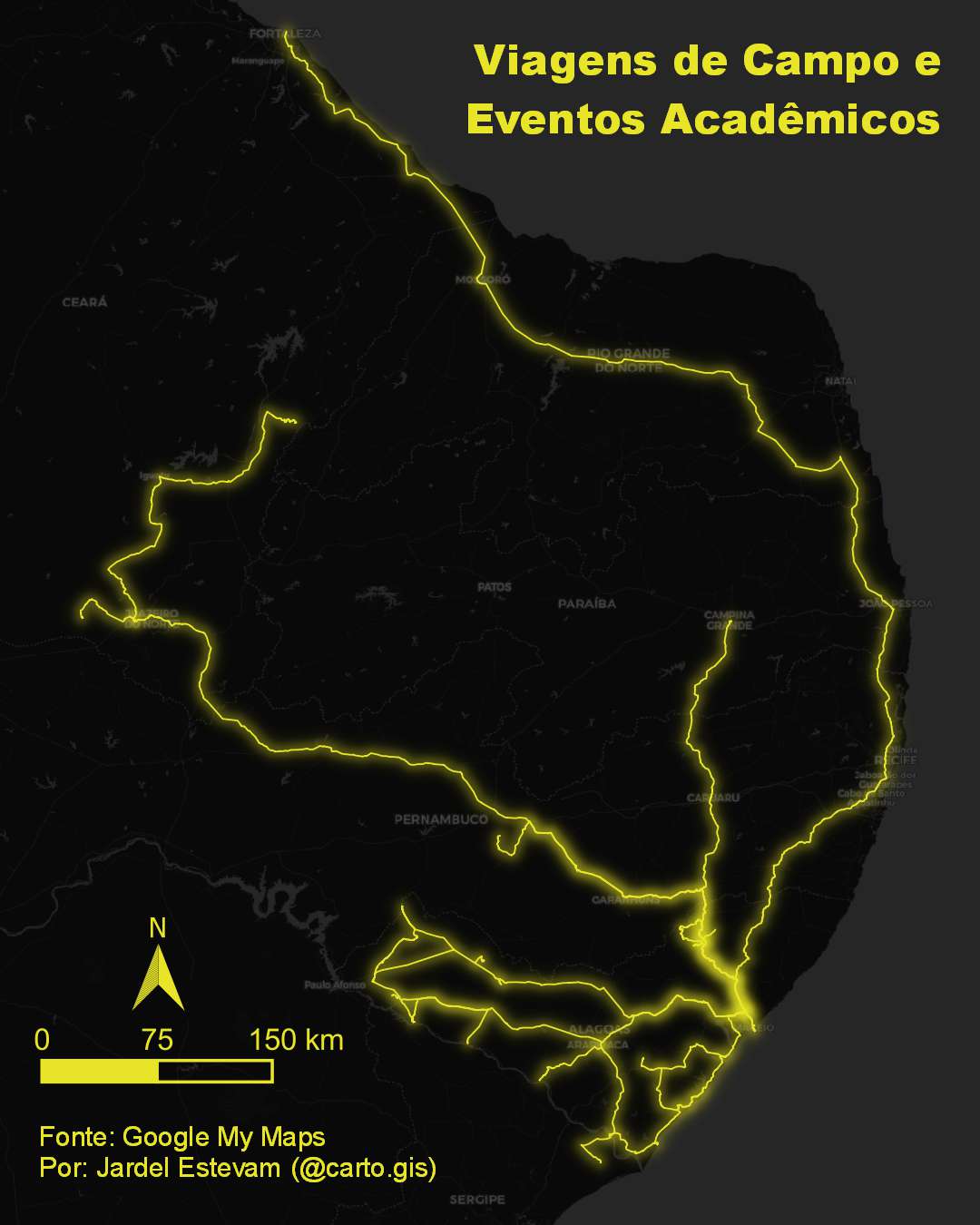 Mapa poster | Spatialnode