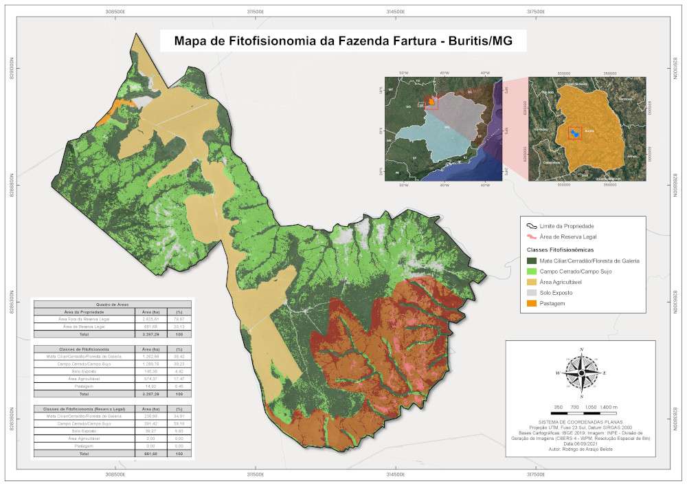 Mapa de NDVI | Spatialnode