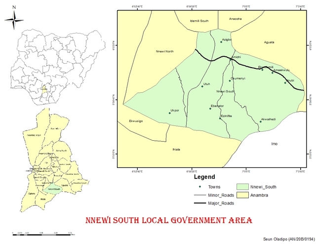 Map of Ife-East LGA of Osun State | Spatialnode