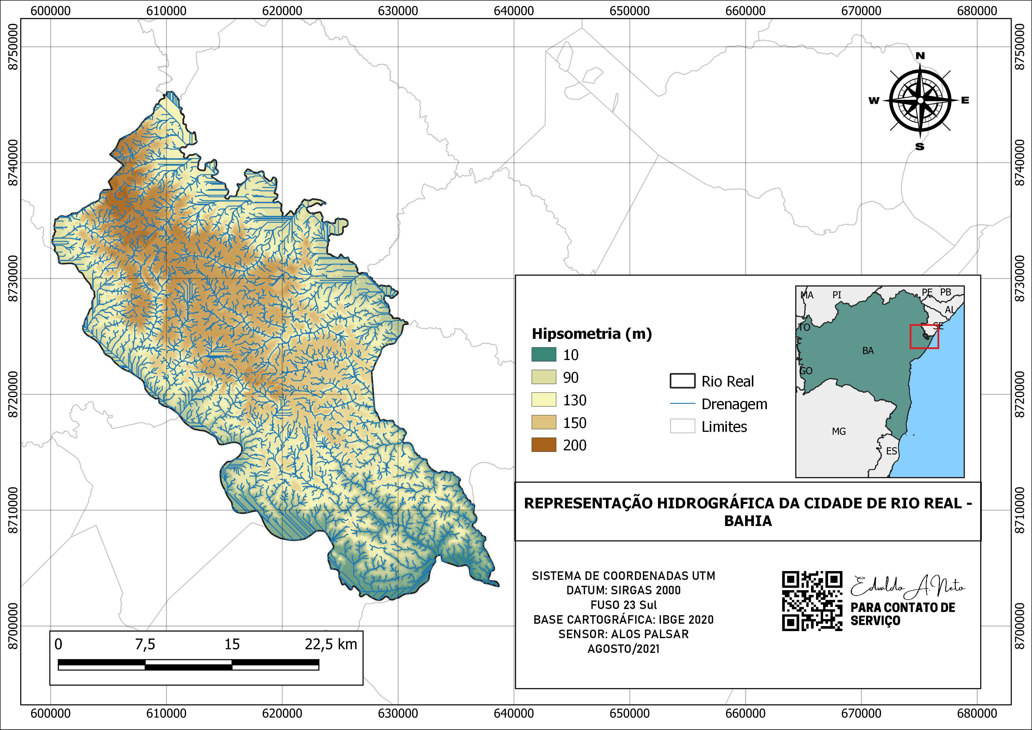 HIDROGRÁFIA CIDADE RIO REAL | Spatialnode