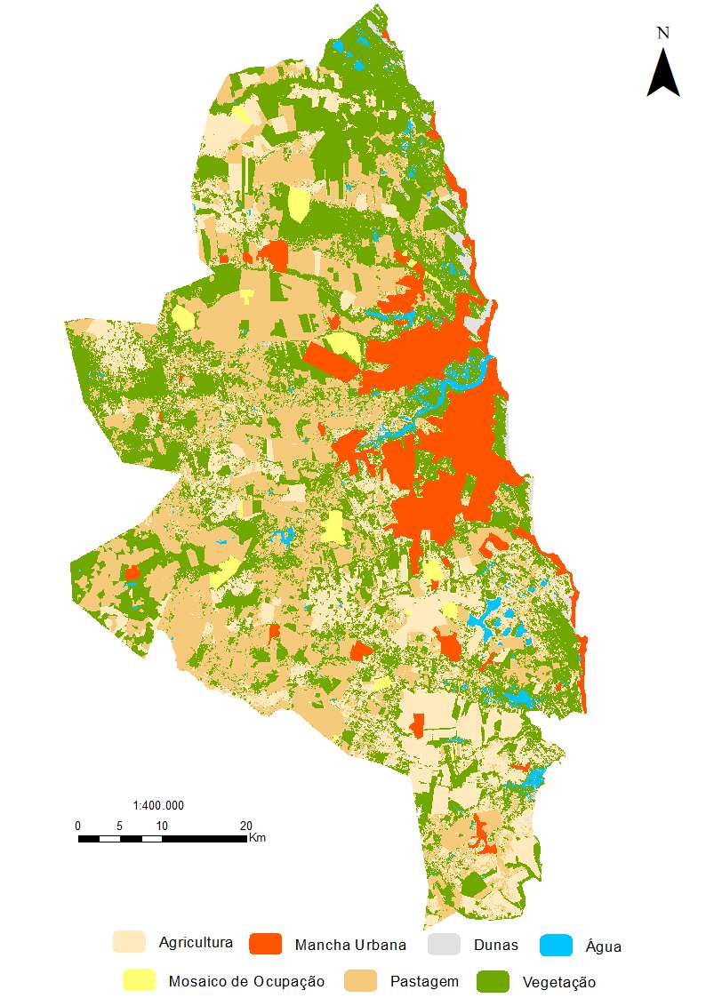 Mapa de uso do Solo Nísia Floresta | Spatialnode
