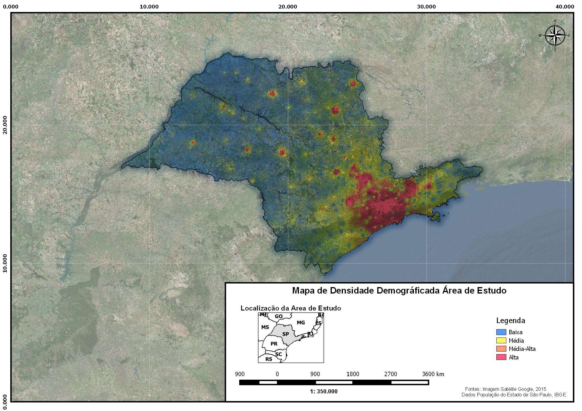 Mapa Hipsométrico | Spatialnode