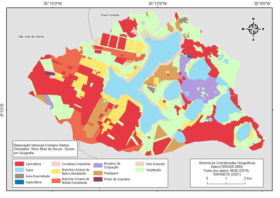 Mapa de uso do Solo Nísia Floresta | Spatialnode
